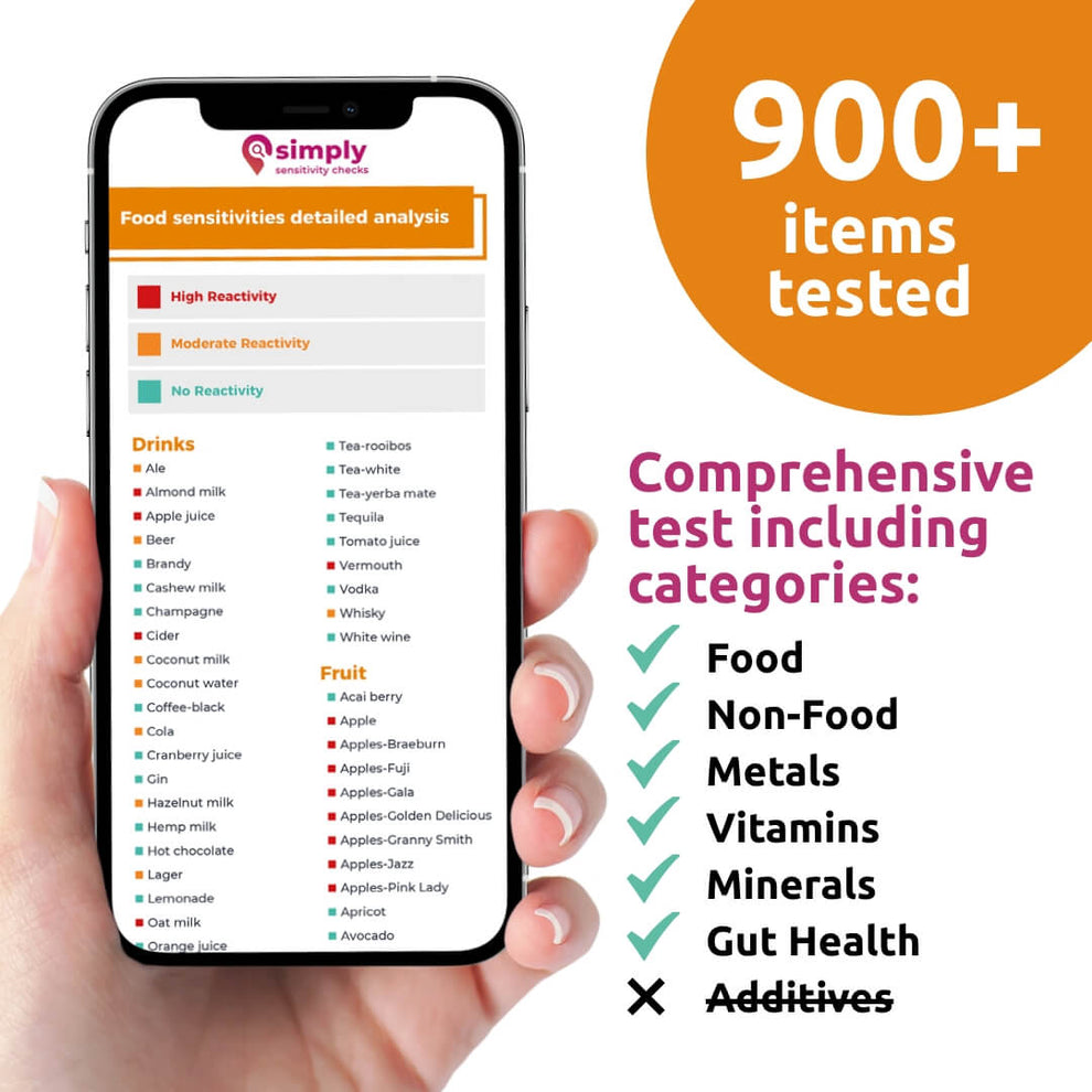 Advanced Food Sensitivity Test | Simply Sensitivity Checks - US
