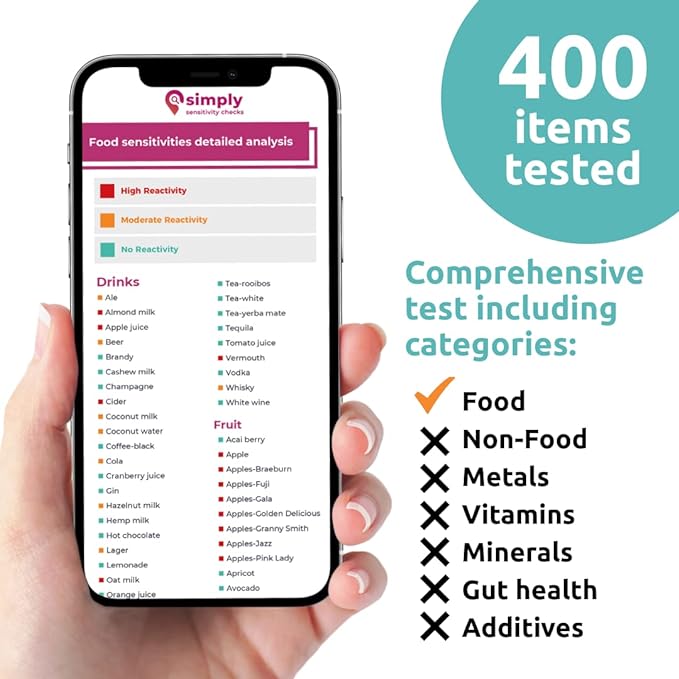 Basic Food Sensitivity Test | Simply Sensitivity Checks - US